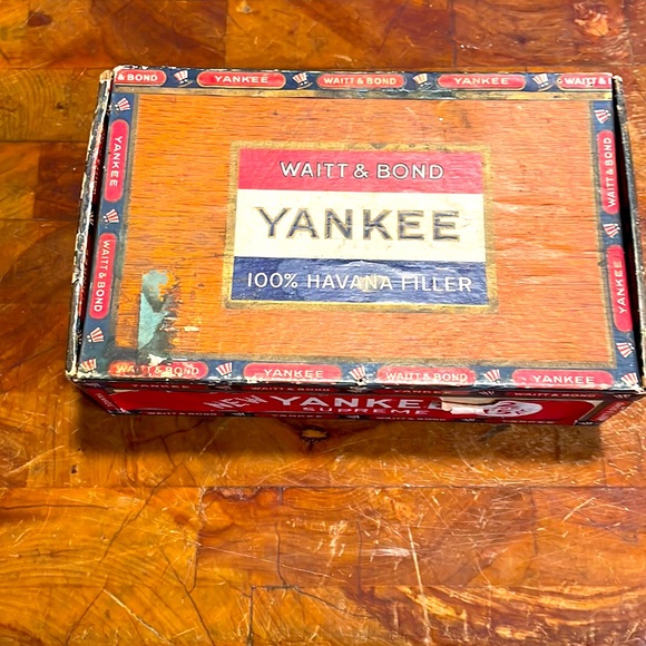 Other | Vintage Wait Bond Yankee Cigar Box | Poshmark